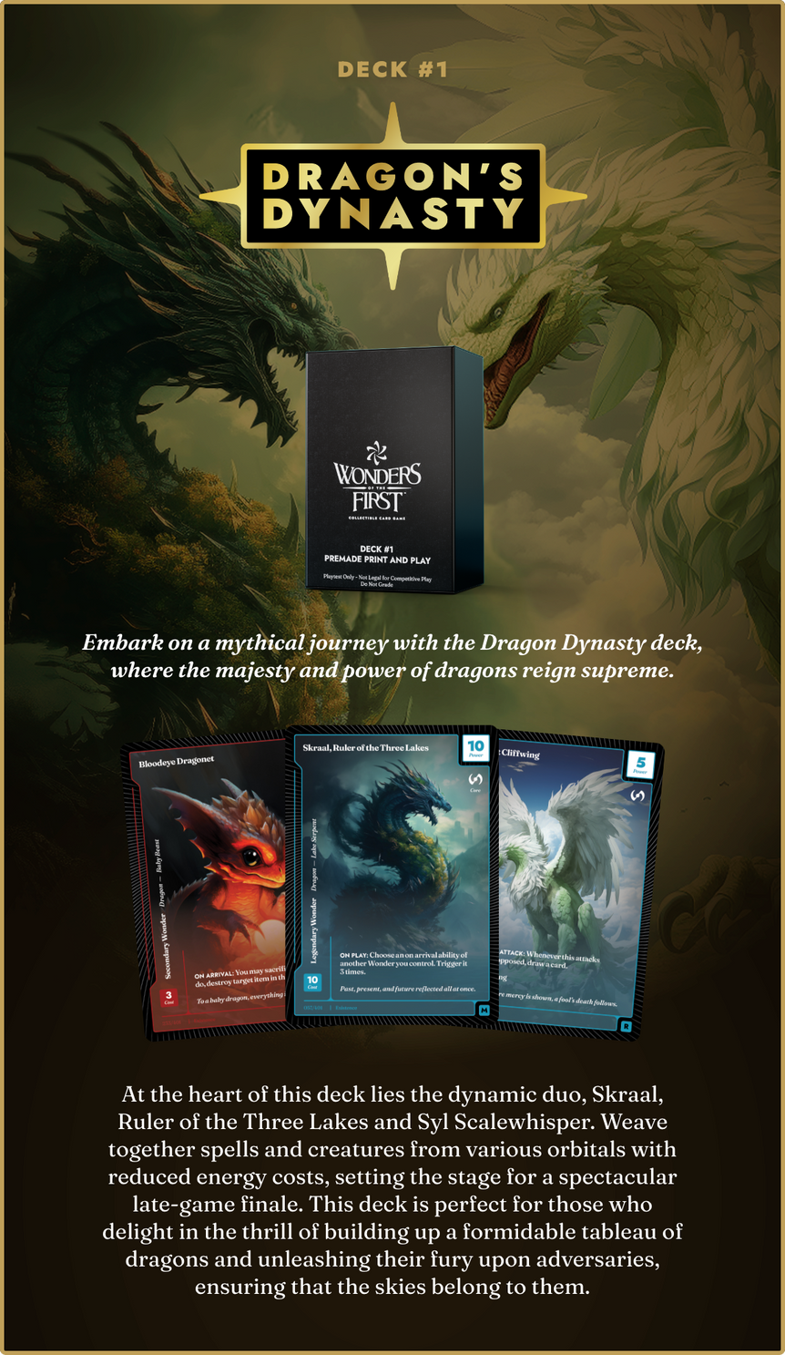 Wonders of The First Collectible Card Game