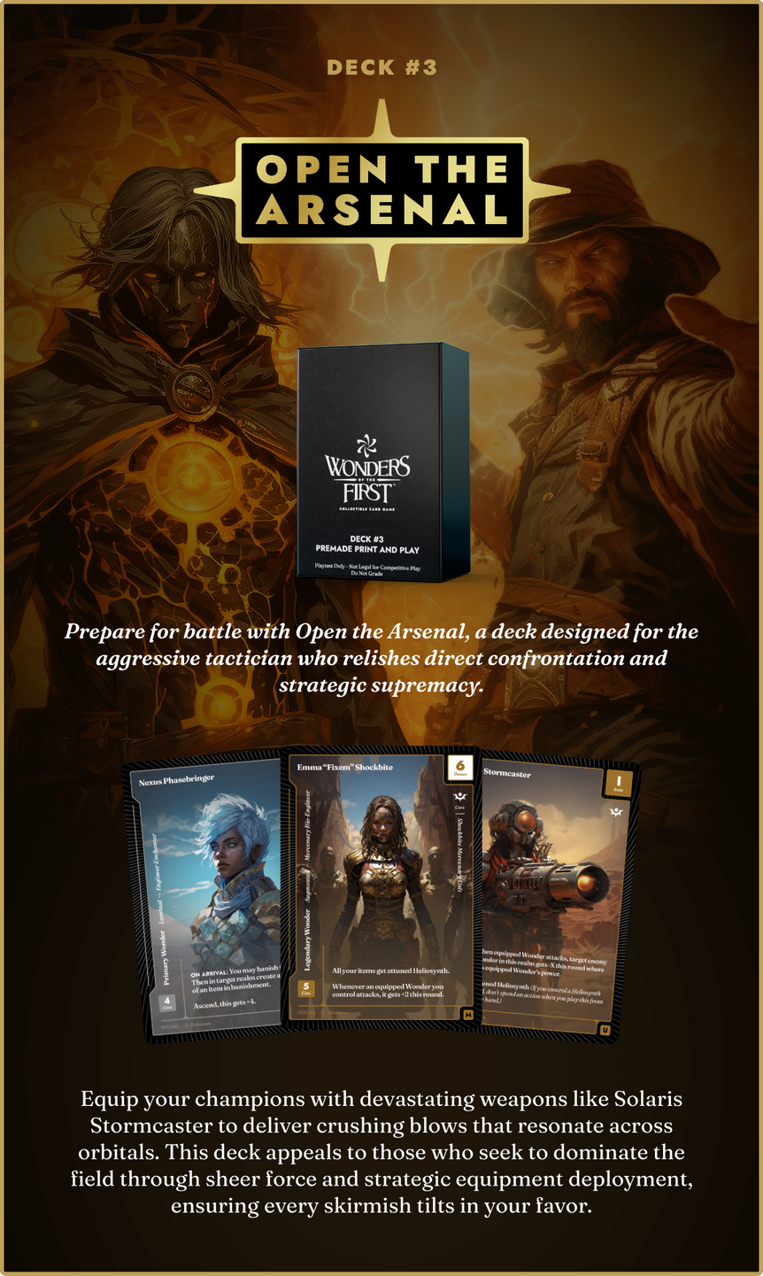 Wonders of The First Collectible Card Game